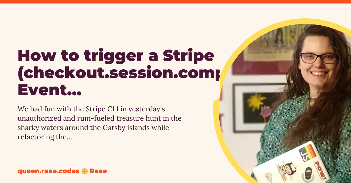 How to trigger a Stripe (checkout.session.completed) Event with ...
